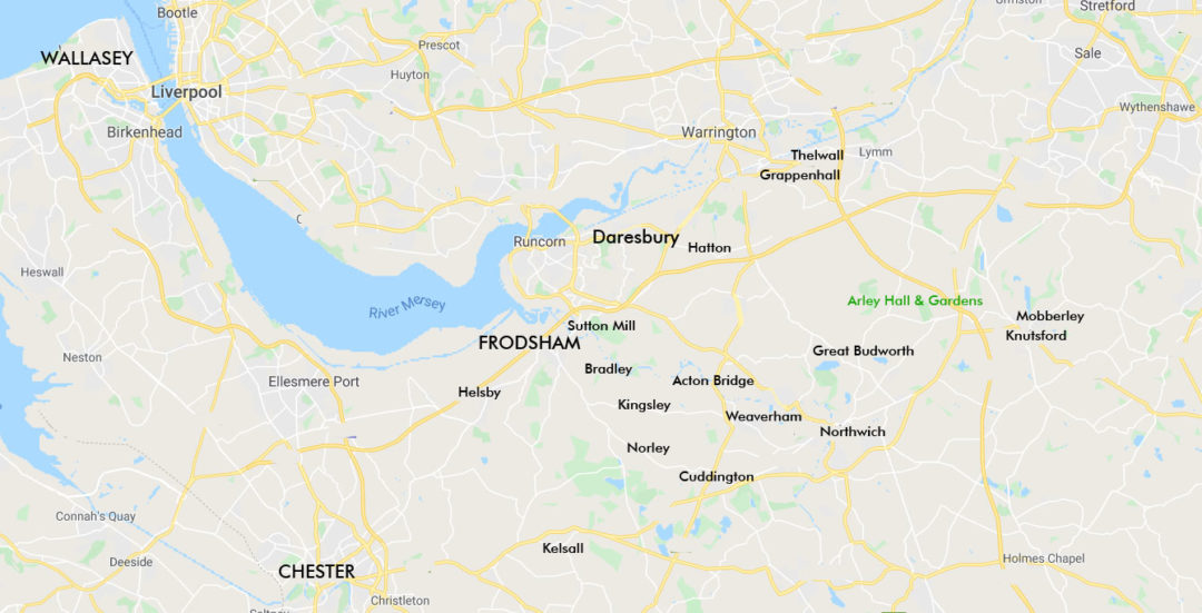 Cheshire placenames | Pickering Family History